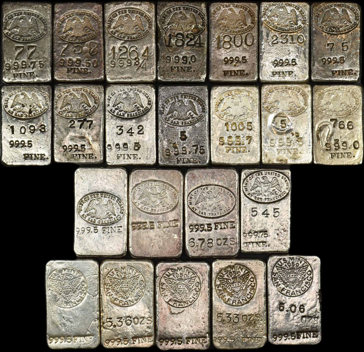 San Francisco Mint – Rare Ingot – Vintage Silver, Gold Bars, and Rare ...